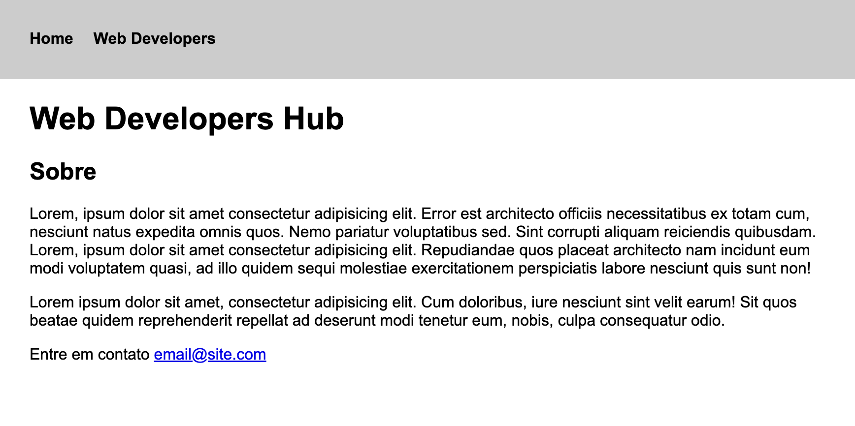 Github Danvitorianoweb Developers Hub Projeto Com Links Para Perfis De Web Developers