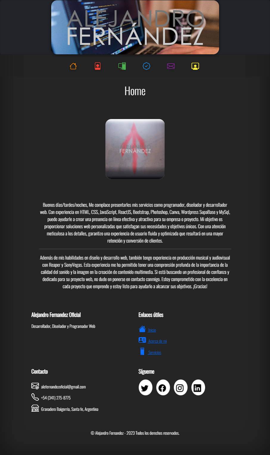 GitHub - alefernandezoficial/my-portfolio: Portfolio Oficial