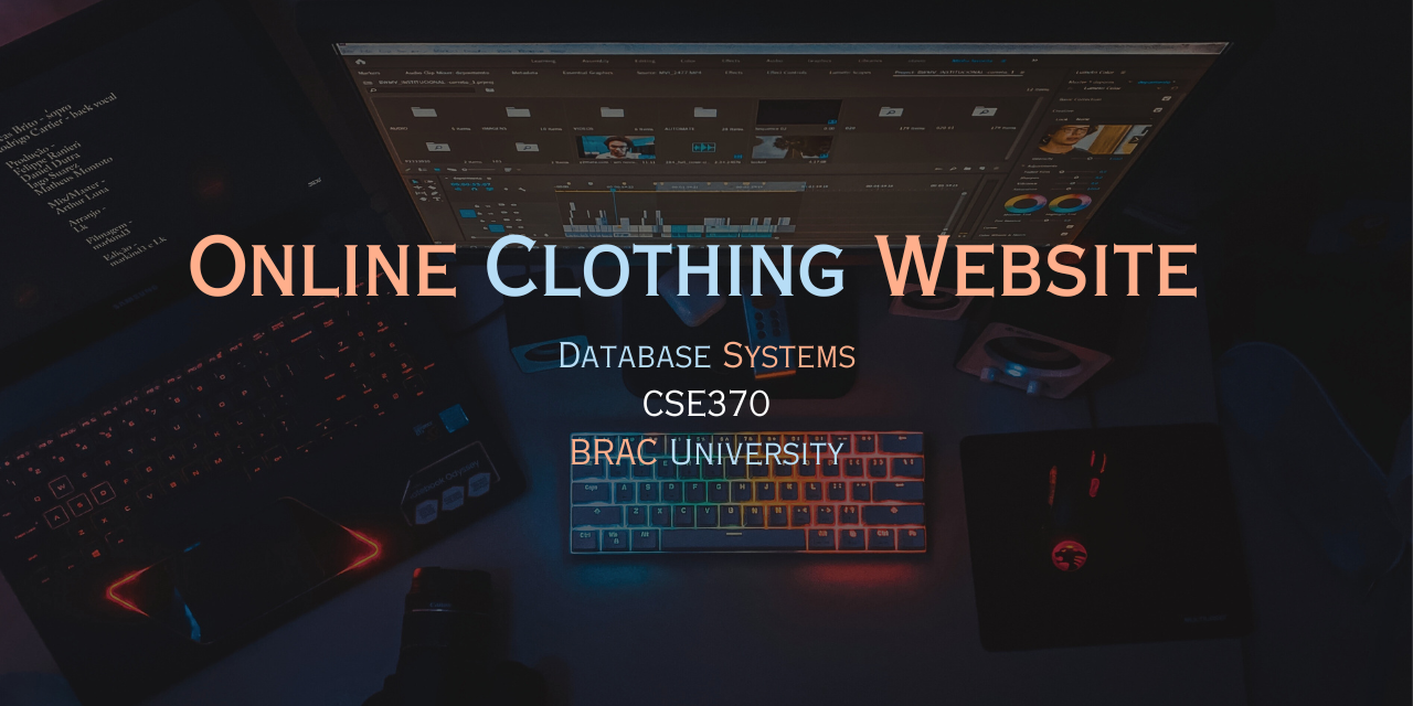 Github Shihabmuhtasimonline Clothing Store Website The Project Is Aimed At Providing A 