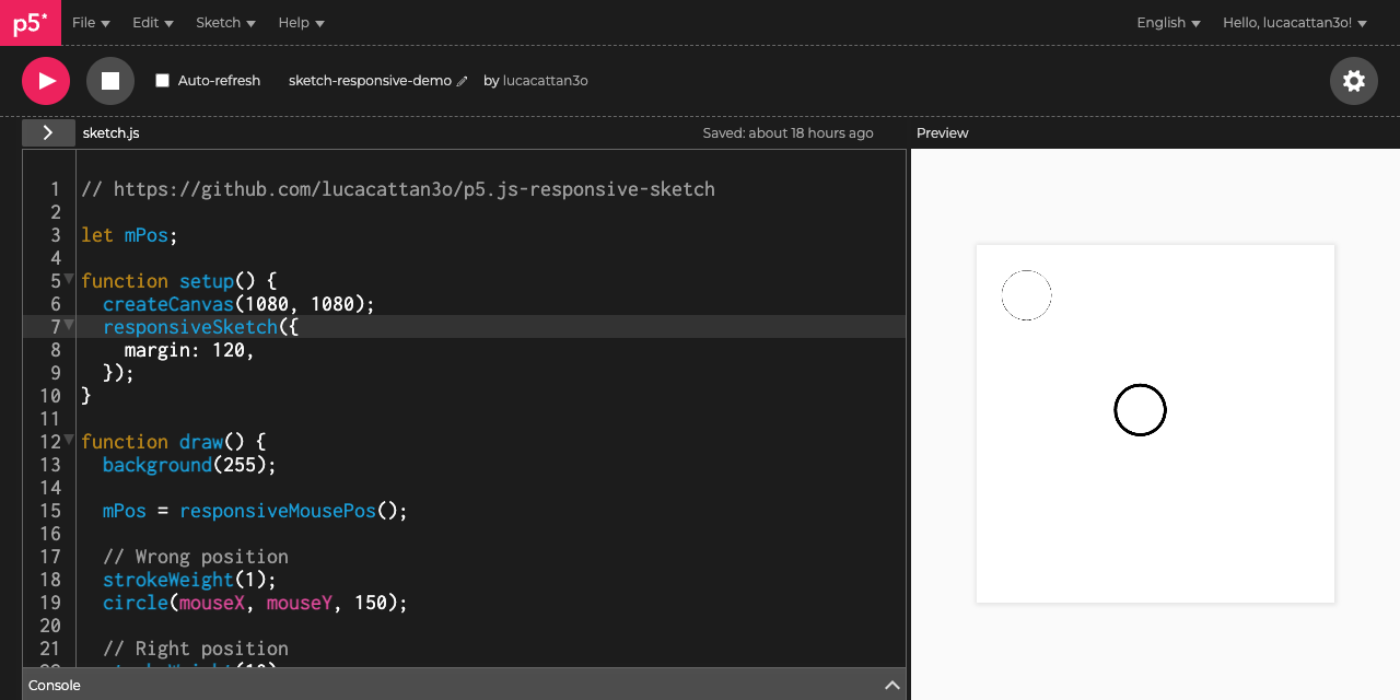GitHub - lucacattan3o/p5.js-responsive-sketch: A simple library to make ...