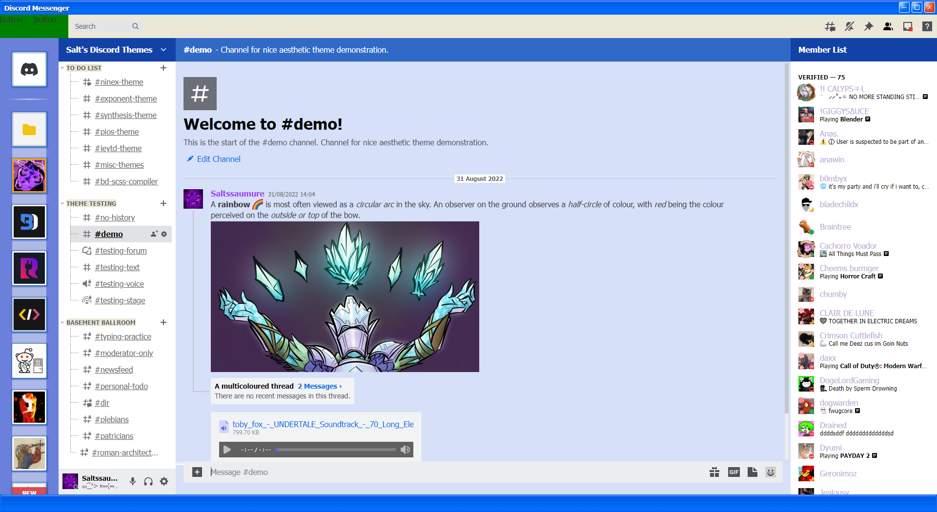 GitHub Saltssaumure xp2 discord theme A nother Windows XP Style