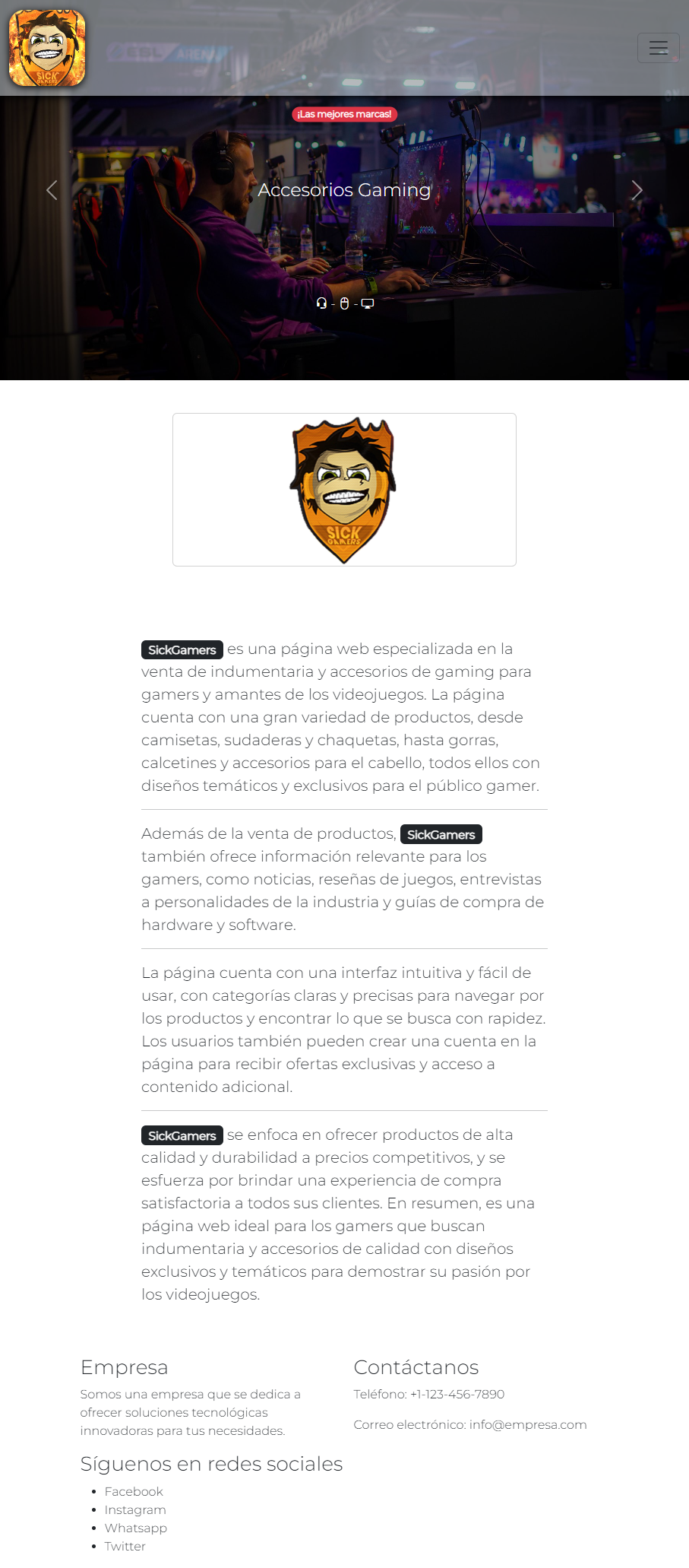 GitHub - alefernandezoficial/my-ecommerce: E-Commerce Accesorios e Indumentaria Gamers