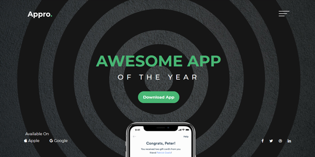 GitHub - amirayhan/appro: Appro | Technology App Template is for many purpose like minimal ...