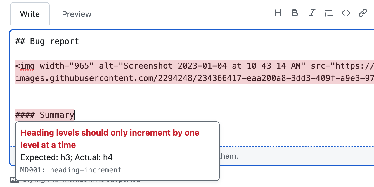 Github Iansan5653github Markdown A11y Extension Accessibility Check Your Markdown For 2349