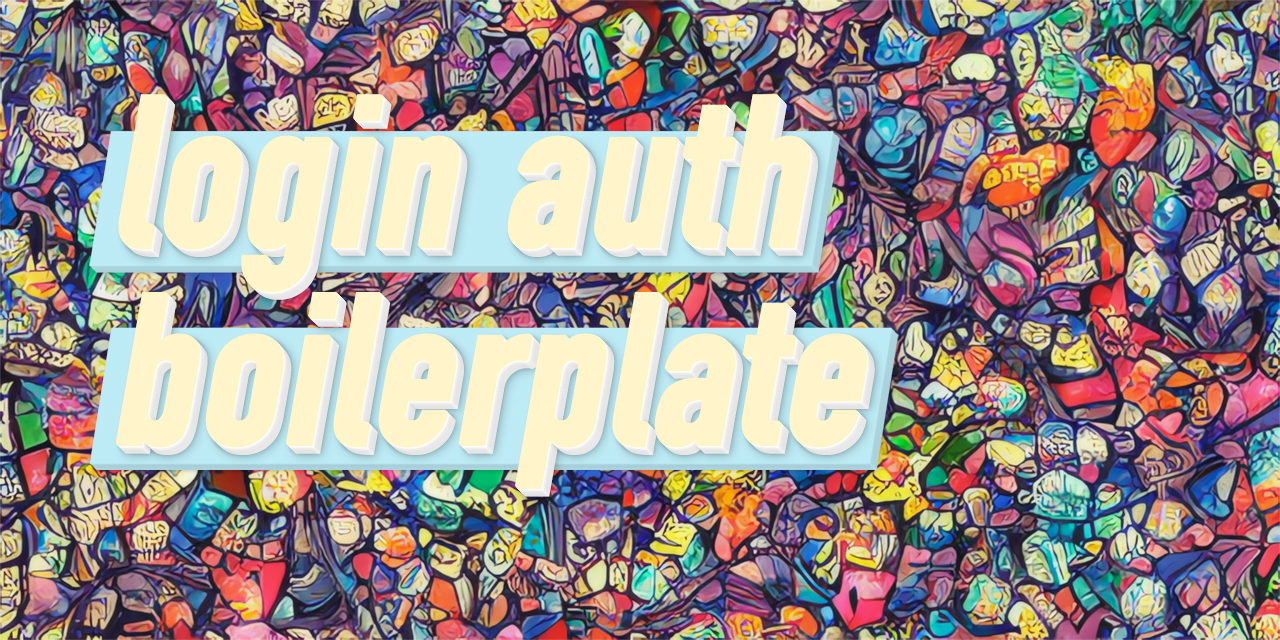 GitHub - donuts-are-good/login-auth-boilerplate: simple email/password login/signup boilerplate ...