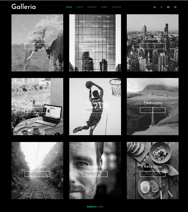 GitHub - AlSolidade02/Projeto-Galleria: Explorando o pré-processador Sass em diversos projetos ...