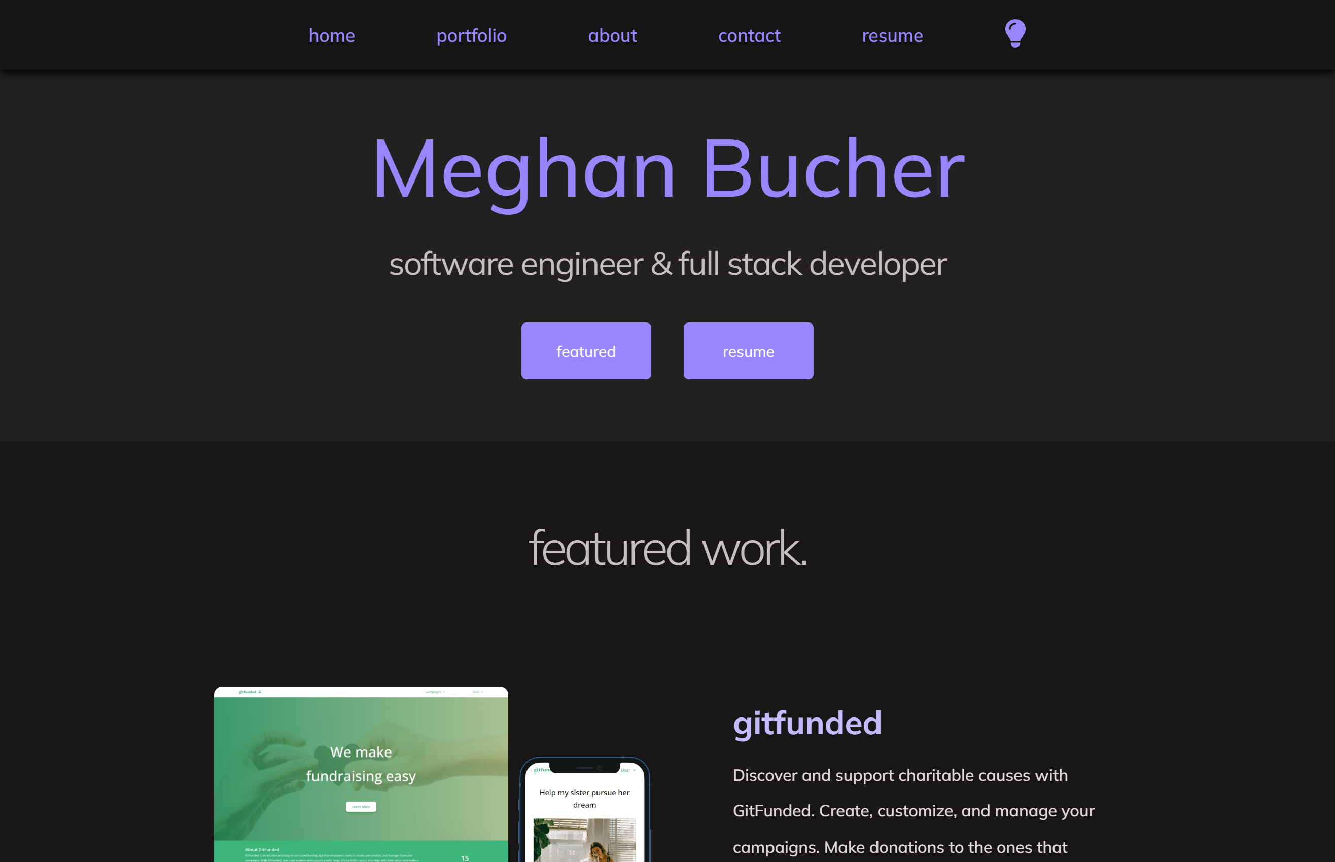 GitHub - megbuch/portfolio-v2: Welcome to my portfolio.