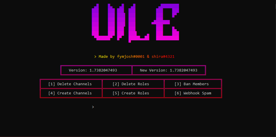 GitHub - SurvivorJosh/vile: Vile discord nuker