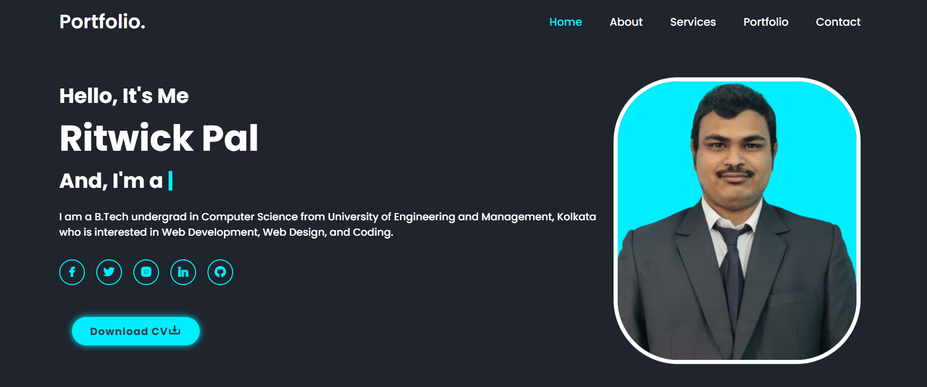 GitHub - palritwick/Portfolio: My Web Dev portfolio