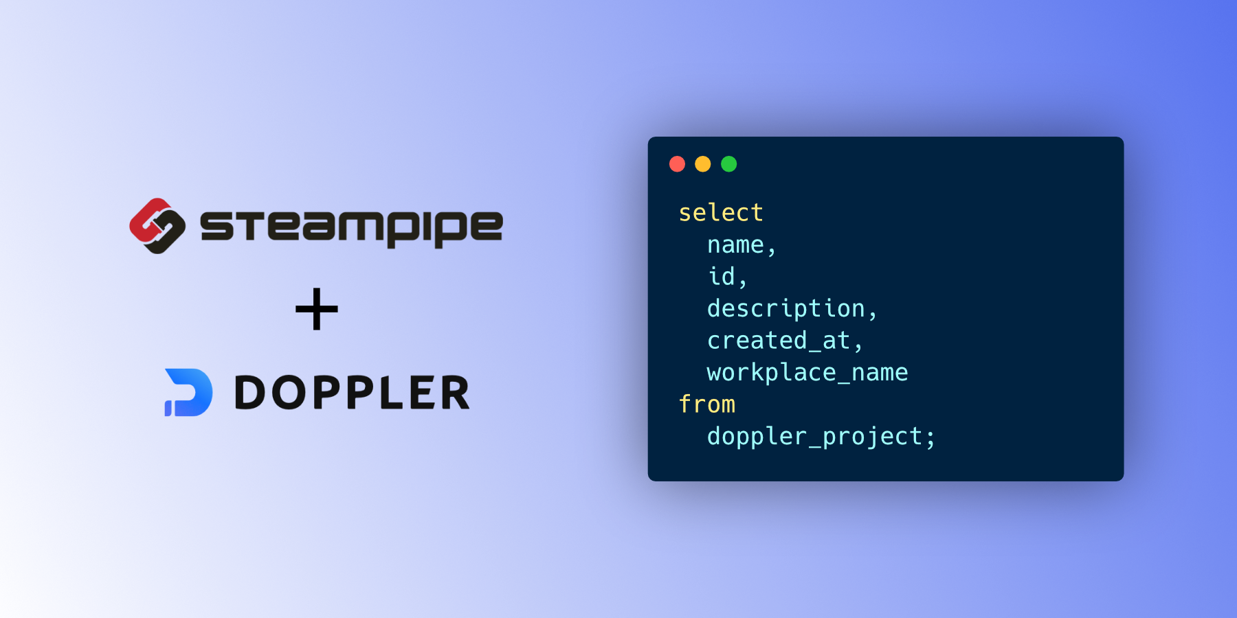 GitHub - turbot/steampipe-plugin-doppler: Use SQL to instantly query Doppler projects ...