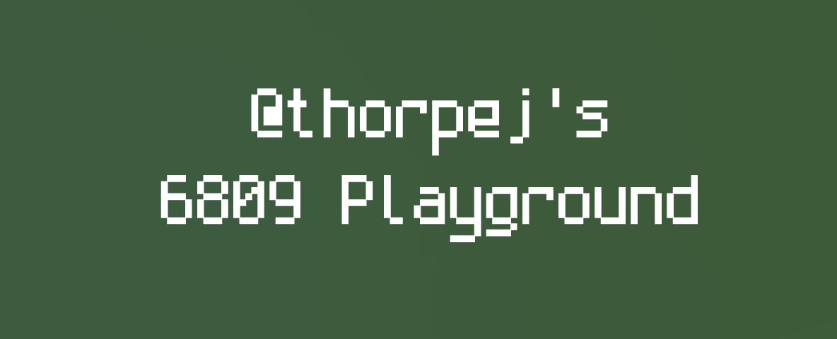 GitHub - thorpej/pg09-system: 6809 Playground - main system