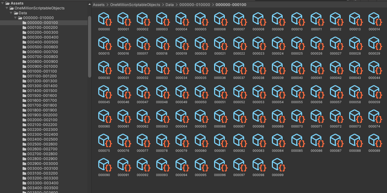 Github Johannesdemlonemillionscriptableobjects 1 Million Scriptableobjects To Evaluate