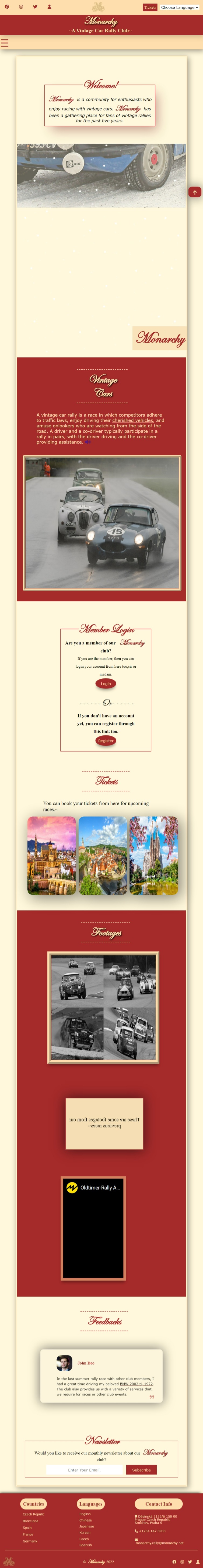 GitHub - LUCIA-Haru/Monarchy: Race Car Website Mainly built with HTML ...