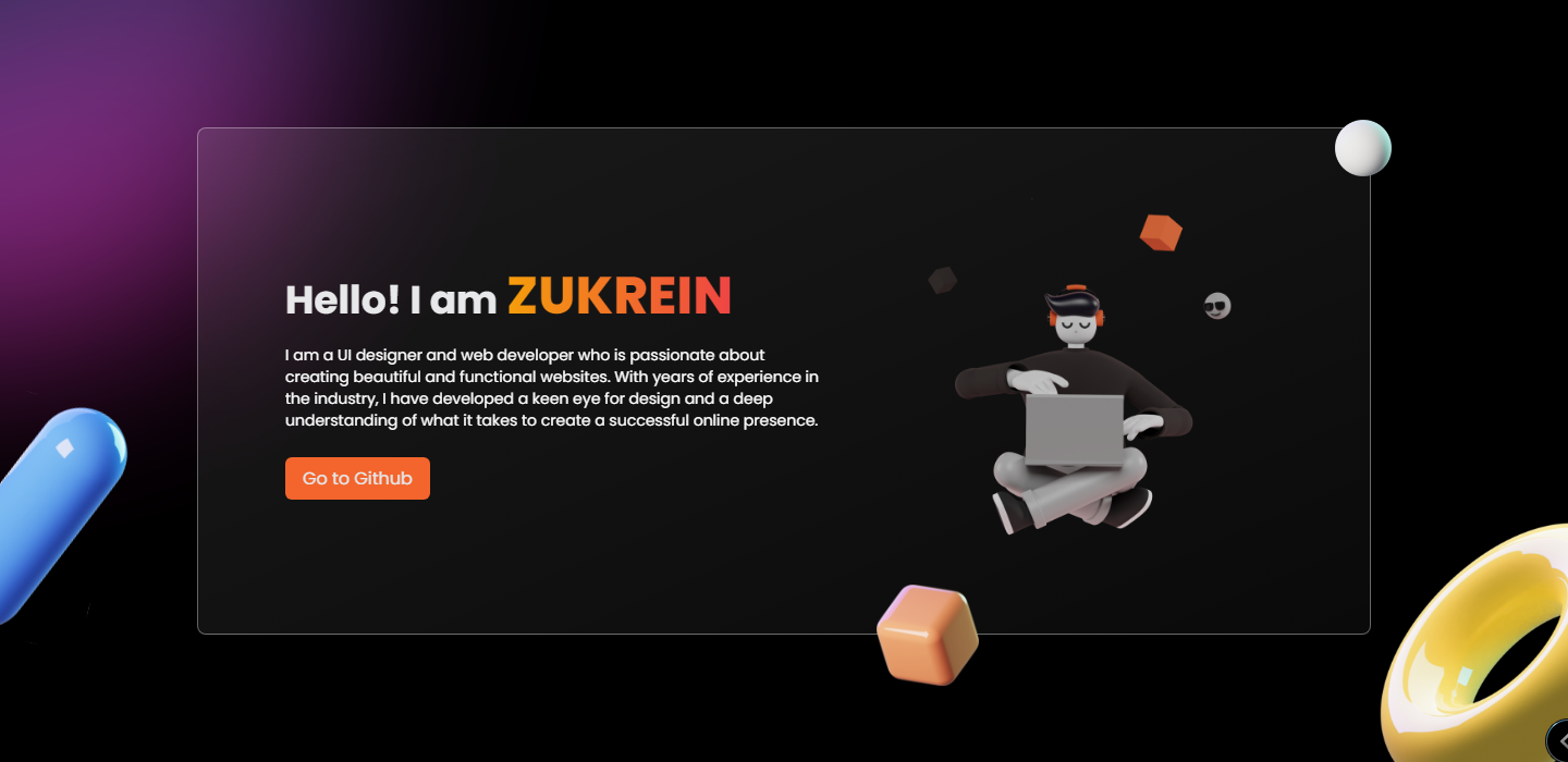GitHub - zukreindev/portfolio: My Portfolio Website