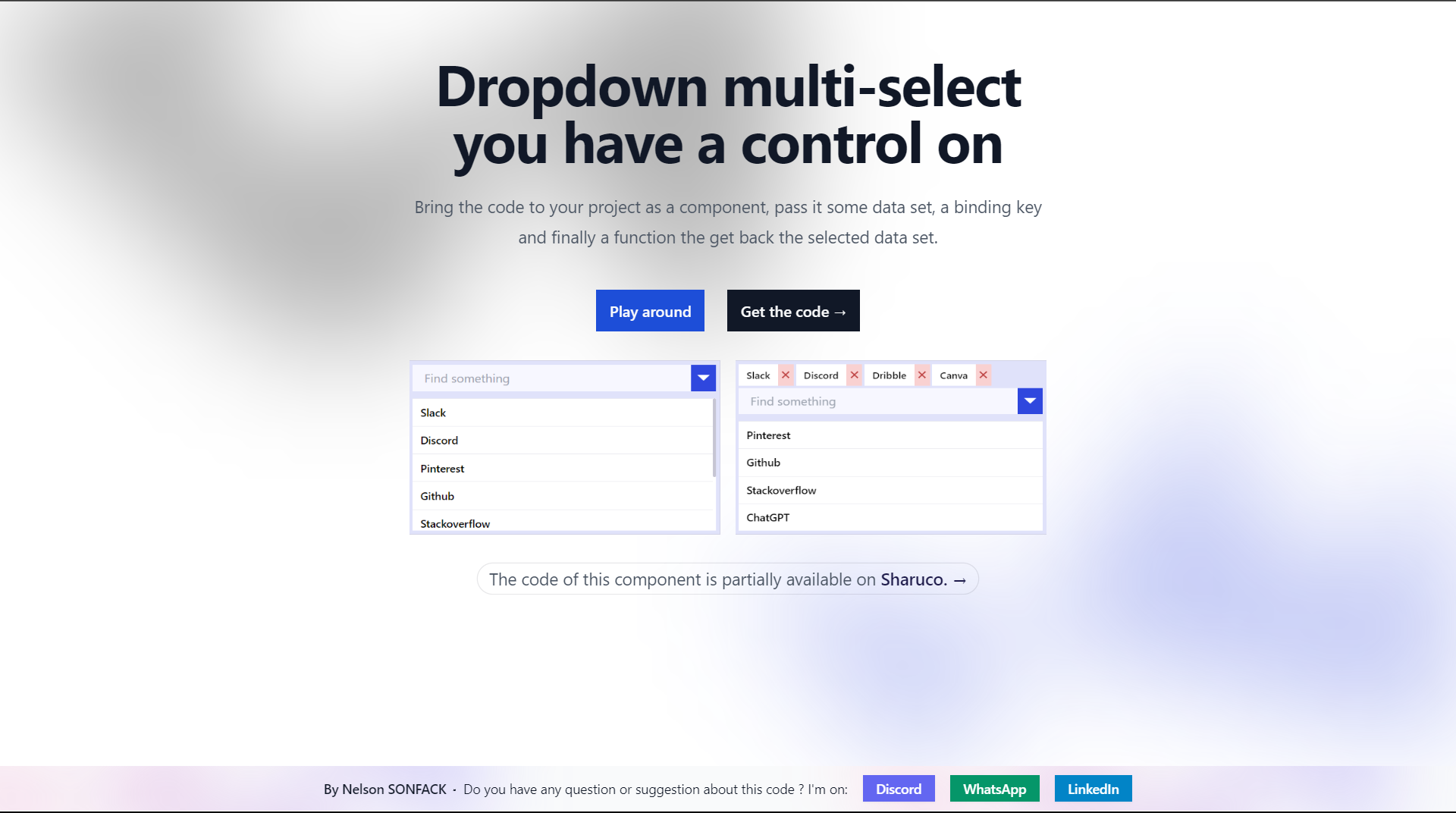 GitHub - nelsonmandeladev/dropdown-component