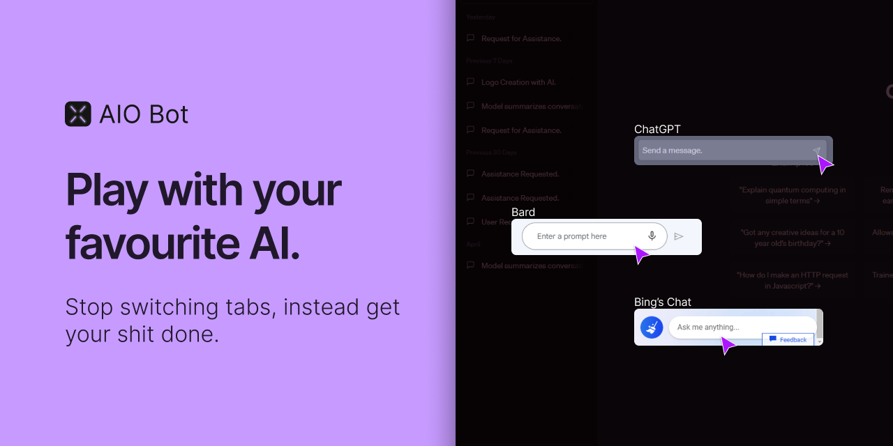 GitHub - ujjwalgoyal19/aio-bot: Access your favourite AI bot on any website, completely for free.