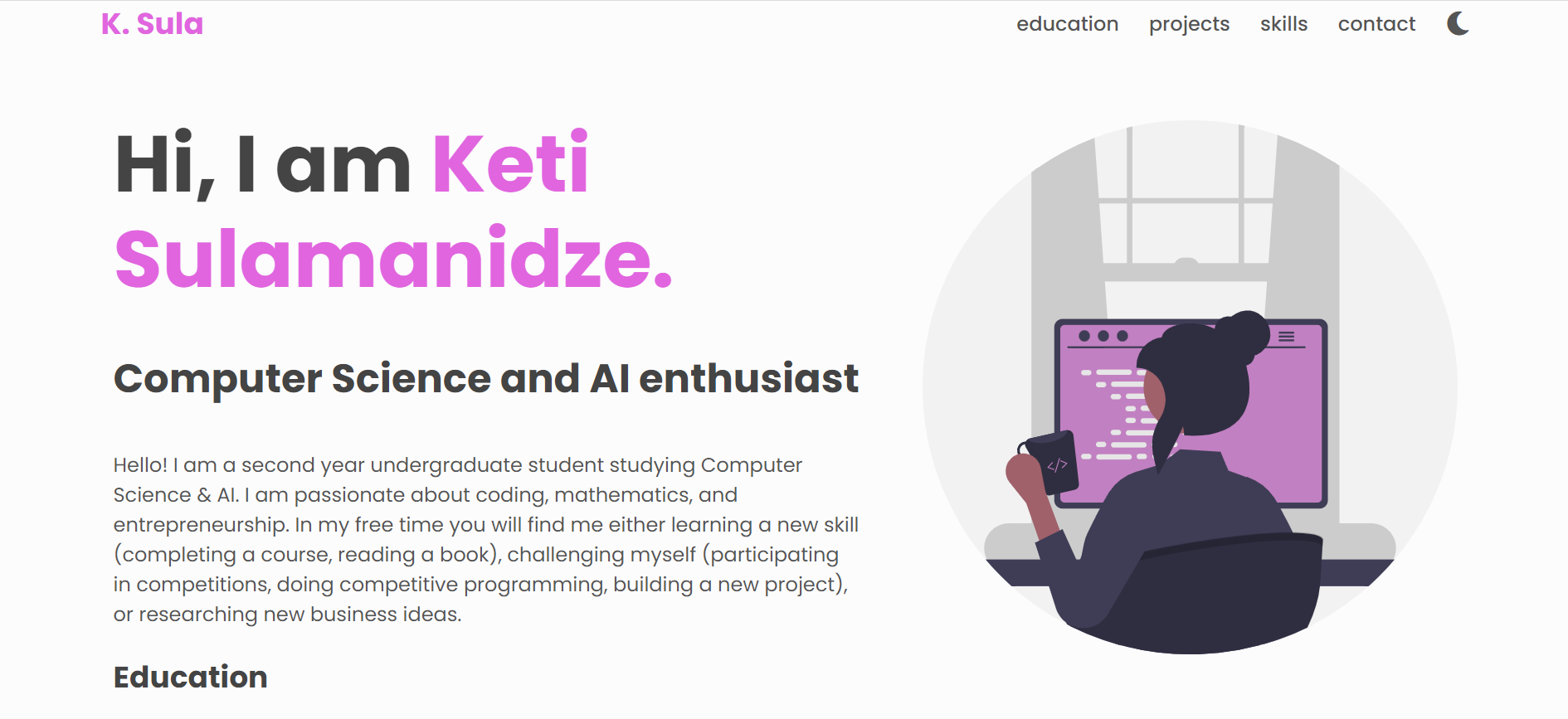 GitHub - KTsula/KTsula.github.io: A personal portfolio website