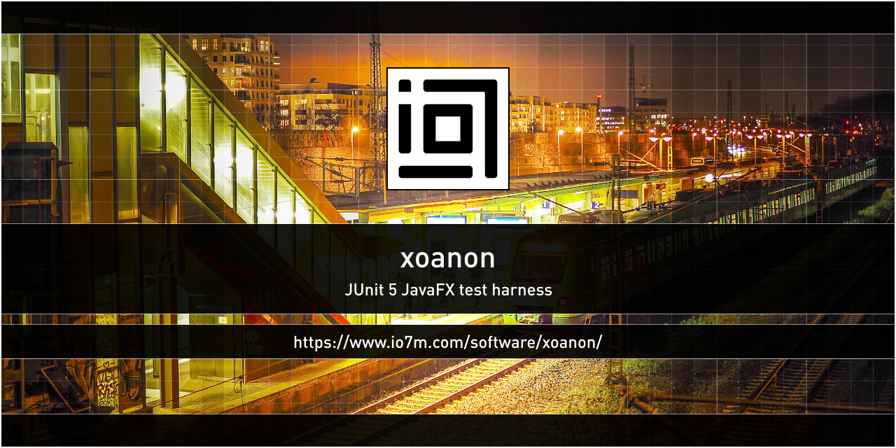 GitHub - io7m-com/xoanon: JUnit 5 JavaFX extension