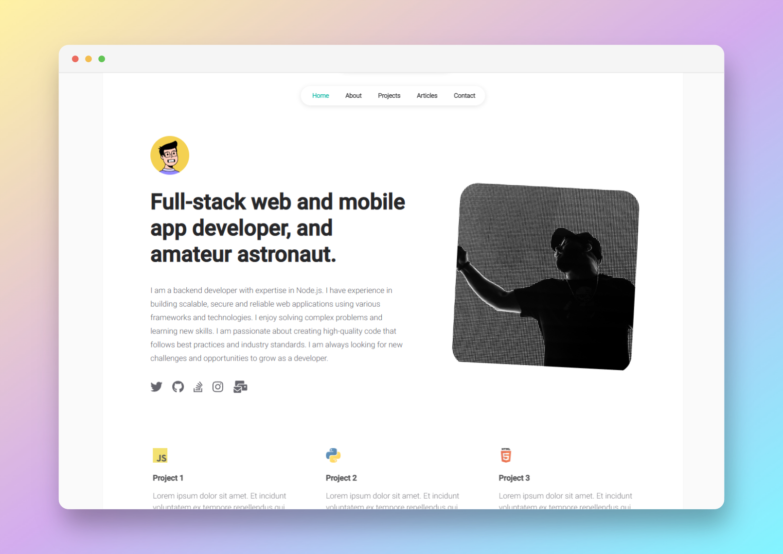 React portfolio website GitHub Topics GitHub
