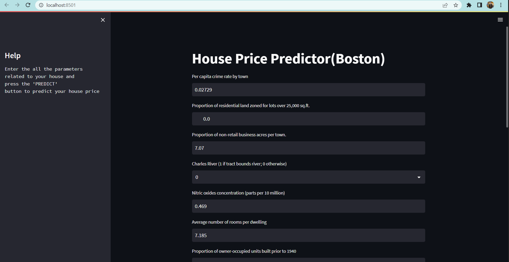 GitHub - bishram-acharya/HousePricePredictor