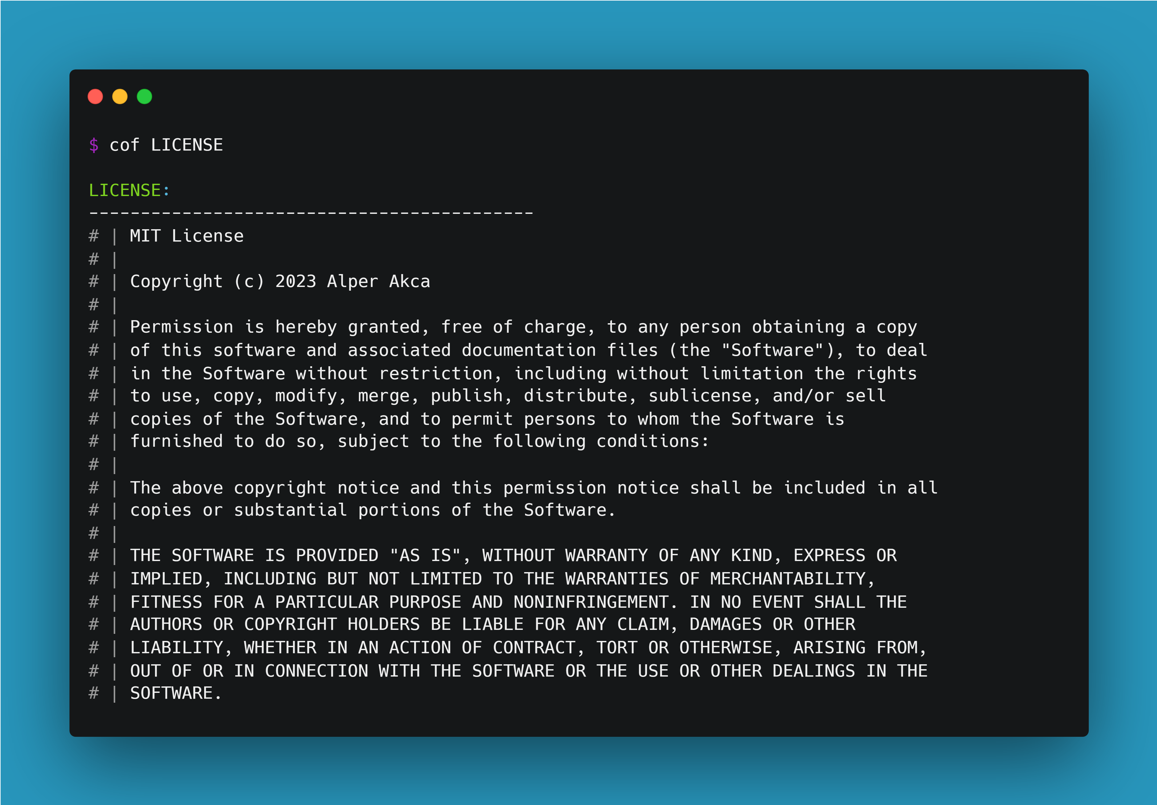 GitHub - fjord79/cof: View the contents of your file in your terminal with cof.