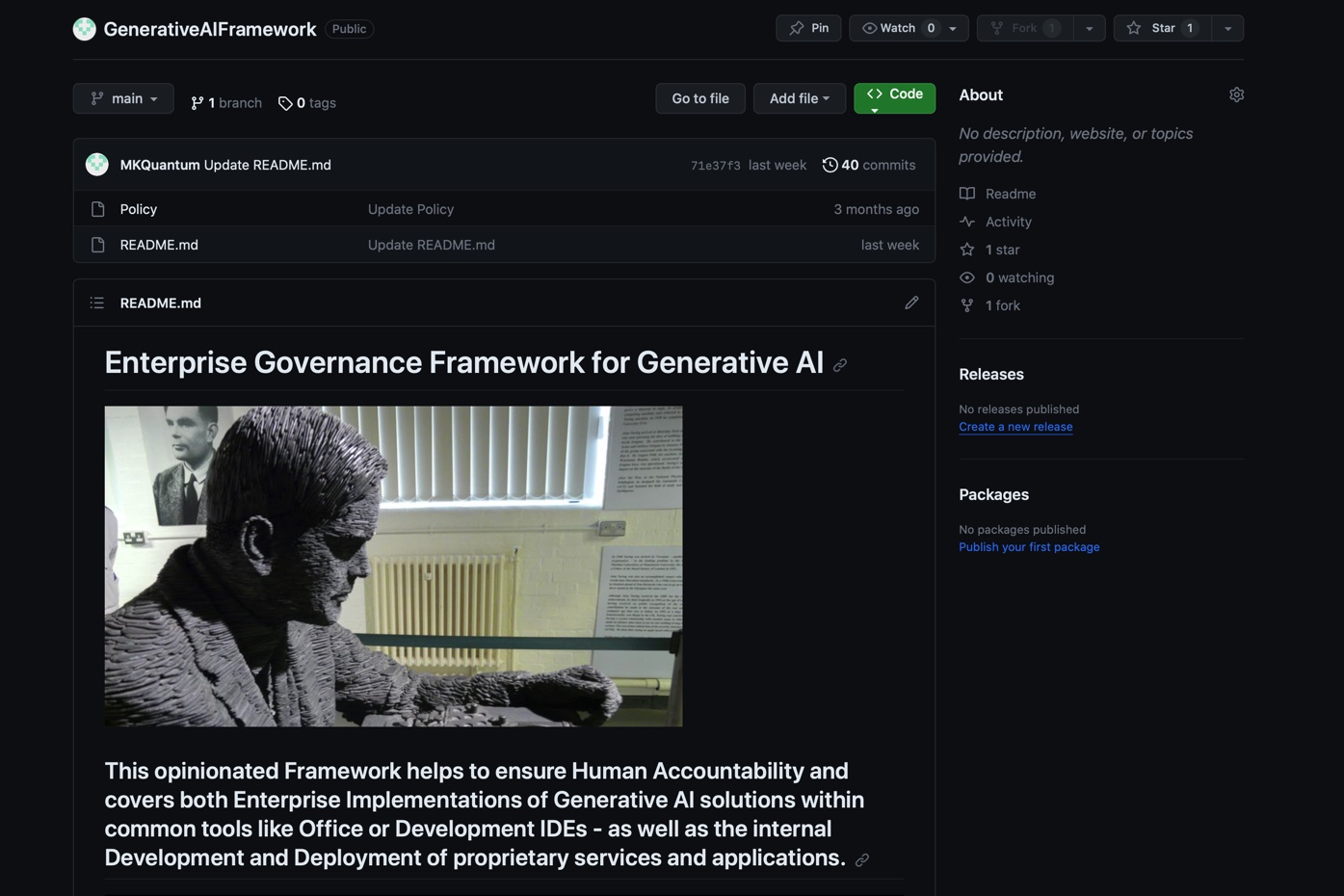 GitHub - MKQuantum/GenerativeAIFramework