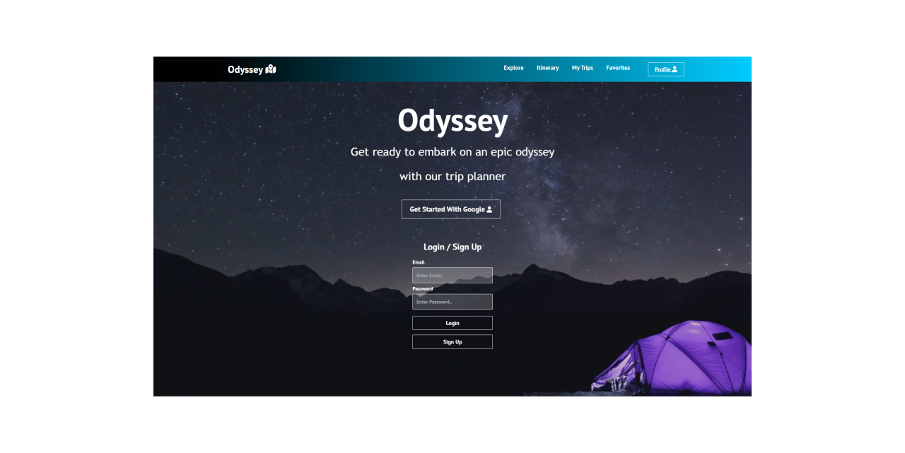 GitHub - danram0121/Odyssey-React-Project: Odyssey is a Travel web ...
