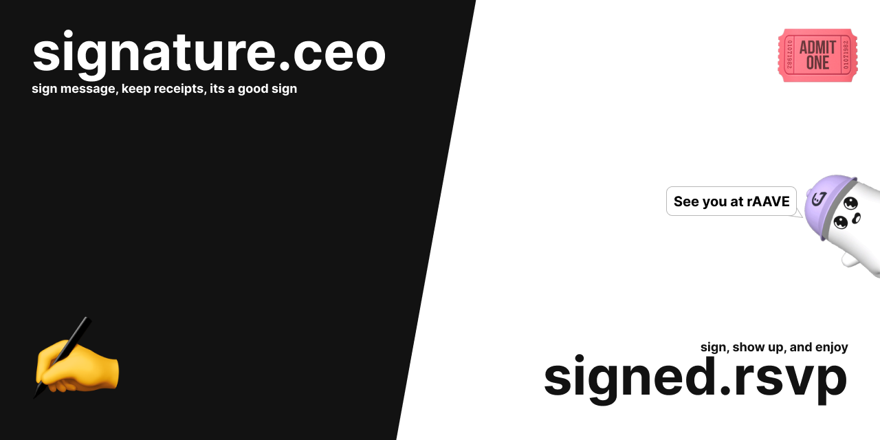 GitHub - v3xlabs/signed-rsvp: Offchain Signature Collection & Event ... GitHub - v3xlabs/signed-rsvp: Offchain Signature Collection & Event ...
