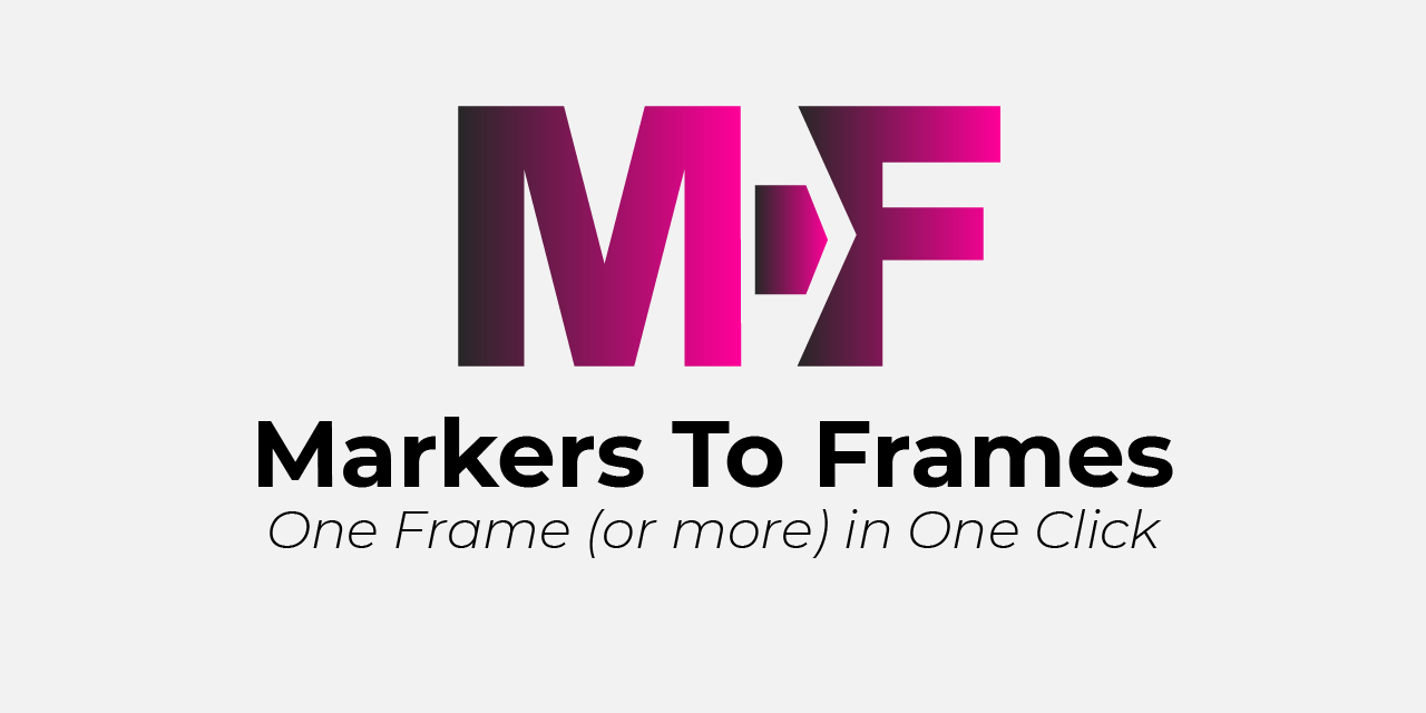 GitHub - davideo4c/MarkersToFrames: After Effects Script UI for ...