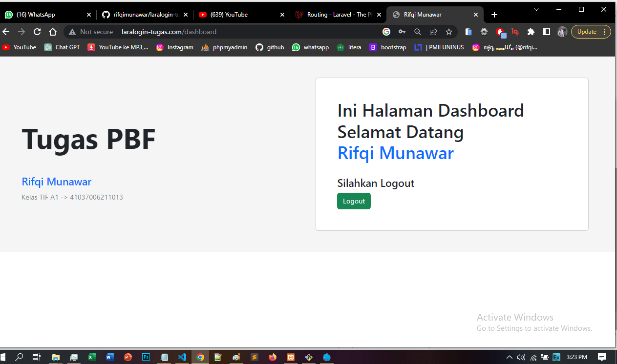 laravel-pbkk/resources/views/auth/login.blade.php at master · rifqimunawar/laravel-pbkk · GitHub