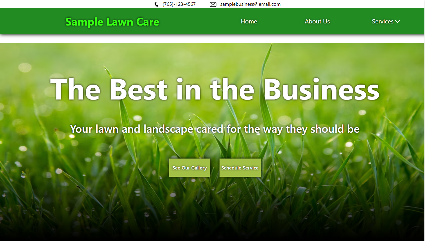 GitHub - lleckron/lawn-care-sample