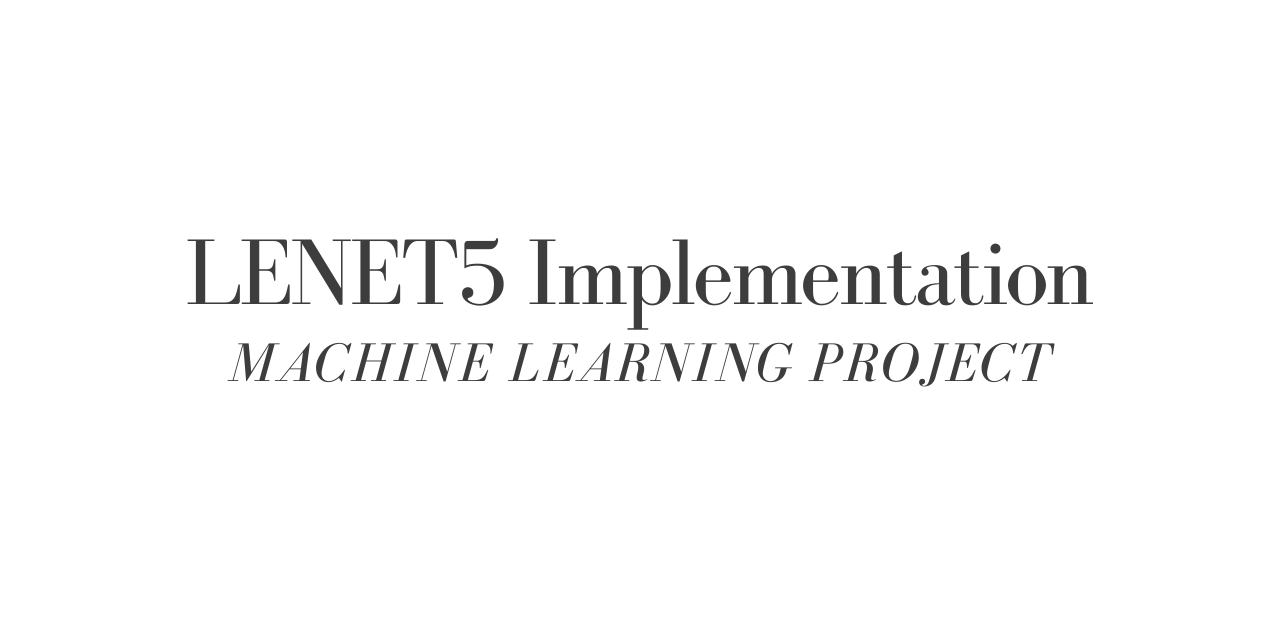 LENET5/Machine Learning LeNet5 implementation.ipynb at main · varahakrishna/LENET5 · GitHub