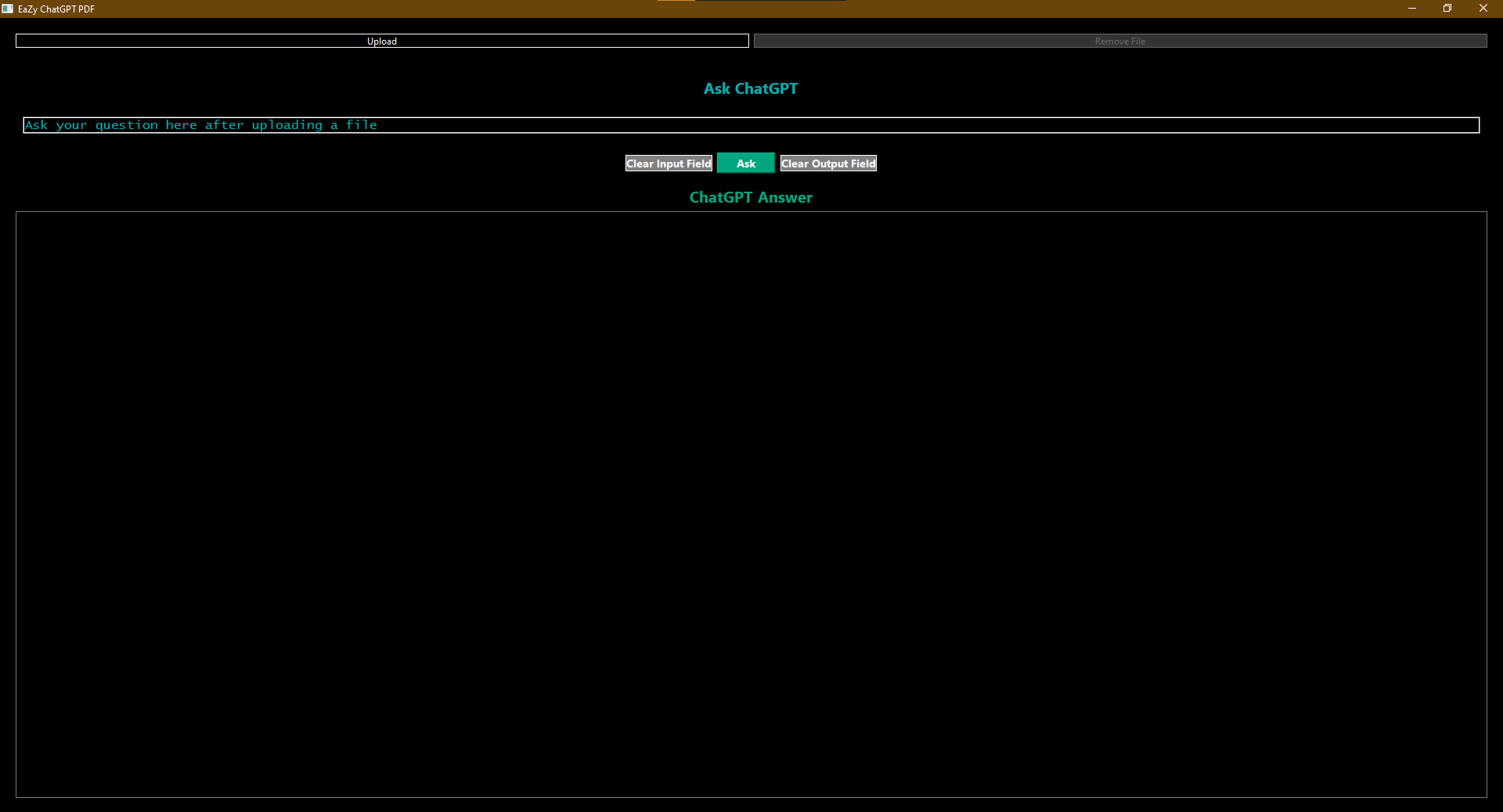 GitHub - the-Luke-R/EaZY-GPT-PDF-edition: Ask questions to your PDF file through ChatGPT