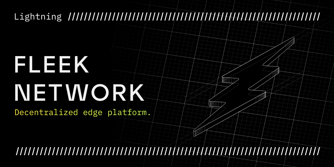 GitHub - fleek-network/lightning: Fleek Network, a decentralized edge platform.