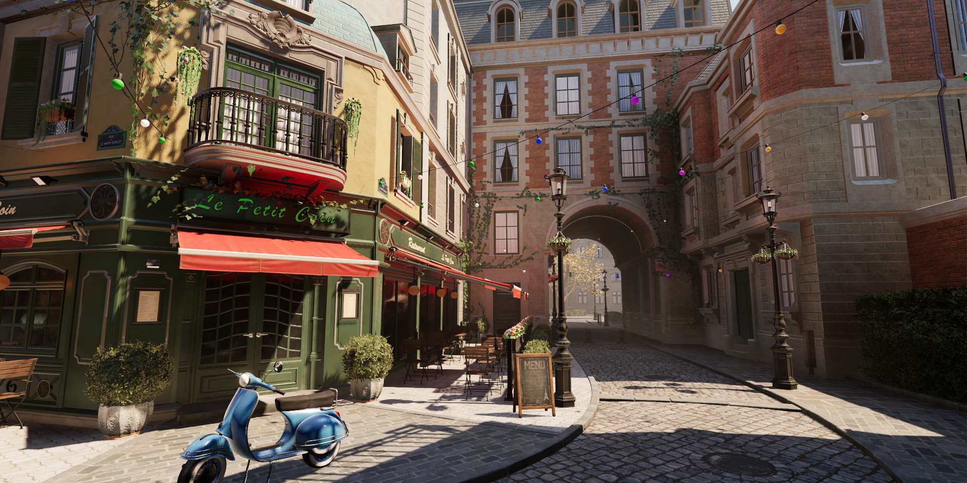 Github Jamsersbistro Demo Tweaked Bistro Demo For Godot Showcasing Lighting And High Quality