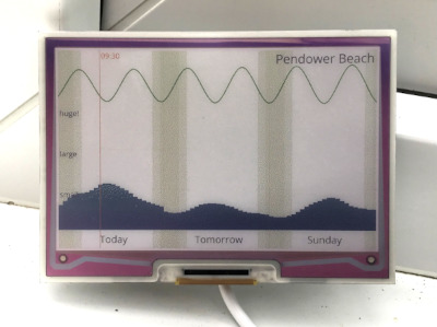 GitHub - robagar/pendower: Local tide and surf conditions displayed on ...