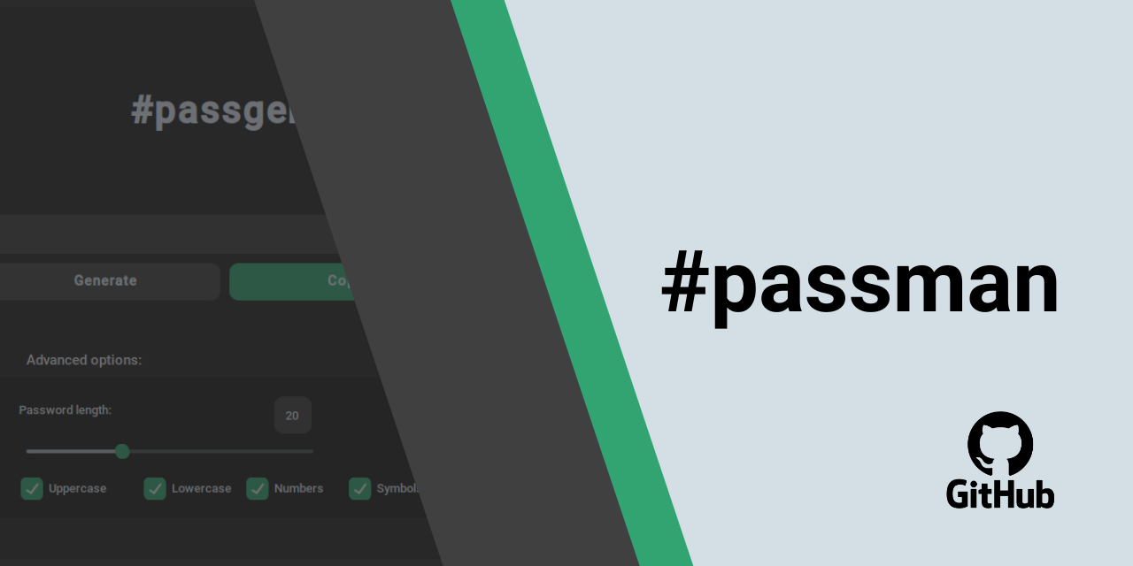 Github Amtzespinosapassman Passman Is A Password Generator And Manager Built Using Python