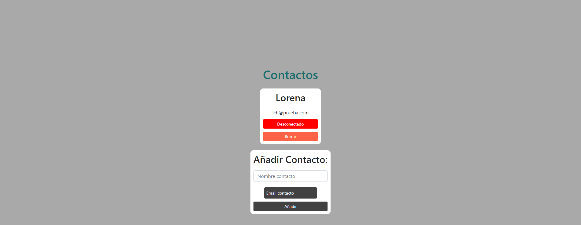 GitHub - ChamorroDeveloper/contact-list: Gestión de contactos. Permite crear, borrar contactos y ...
