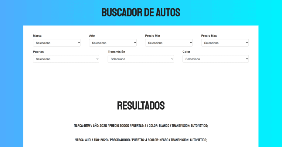 GitHub - diegudeveloper/Proyecto_Buscador: Bucador de Autos