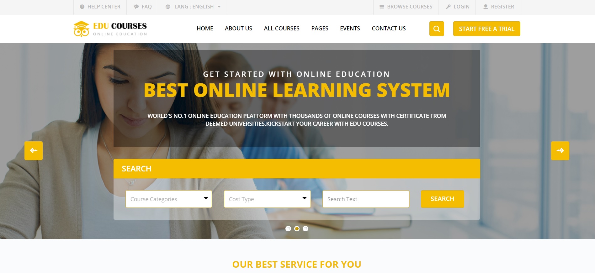 GitHub - sonishubham123/Template-for-online-education-platform ...