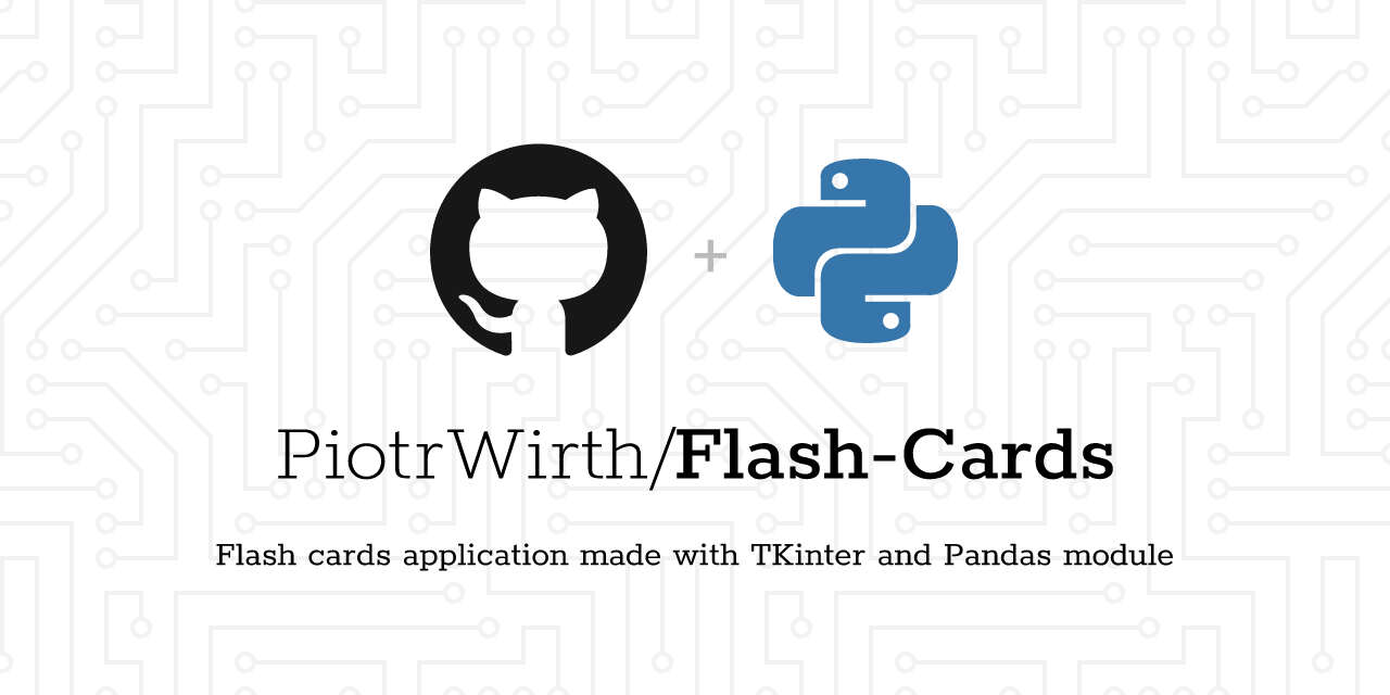 GitHub - PiotrWirth/Flash-Cards