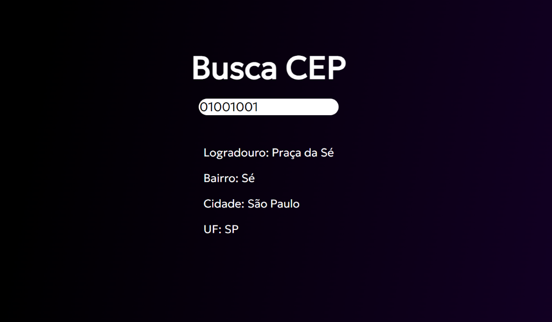 GitHub - Salasario20/Projeto-de-Busca-de-CEP-com-API: É um projeto bem simples de busca de CEP ...