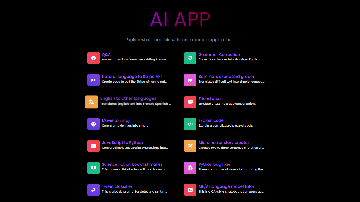 GitHub - SimraanK/AI-APP: This AI App, created with OpenAI's API ...