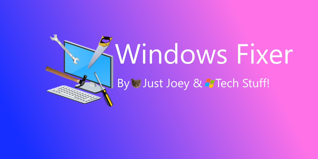 GitHub - 1JustJoey/Windows-Fixer: A virus made by me and Tech Stuff! (DO NOT RUN ON A MAIN ...