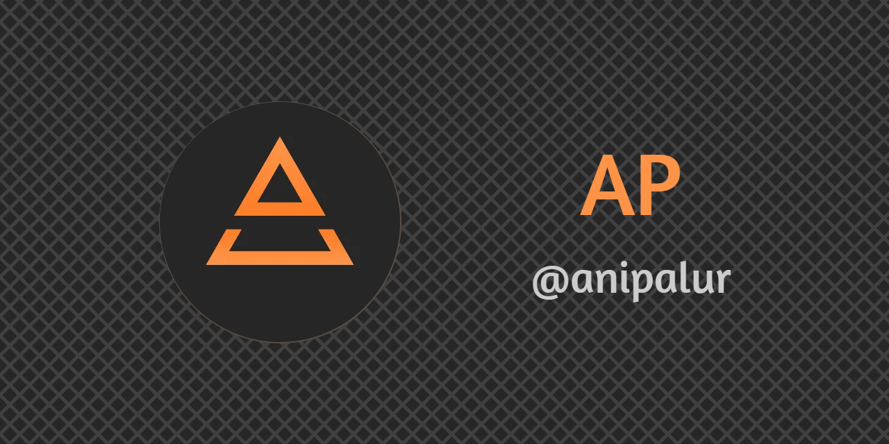 GitHub - anipalur/anipalur: Config files for my GitHub profile.