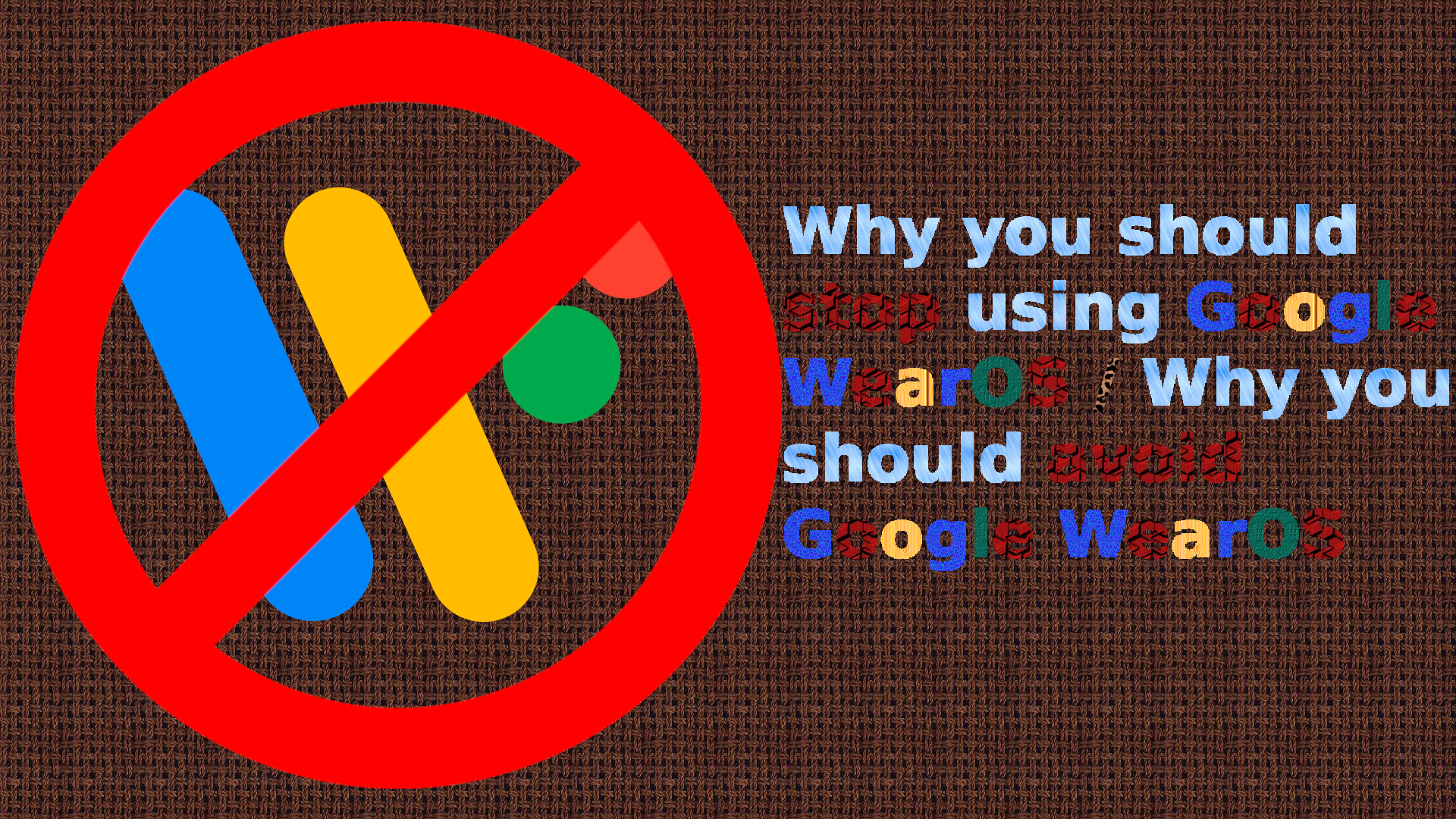 GitHub - seanpm2001/Why-you-should-stop-using-Google-WearOS: 🚫️📃️🚫️ An ...