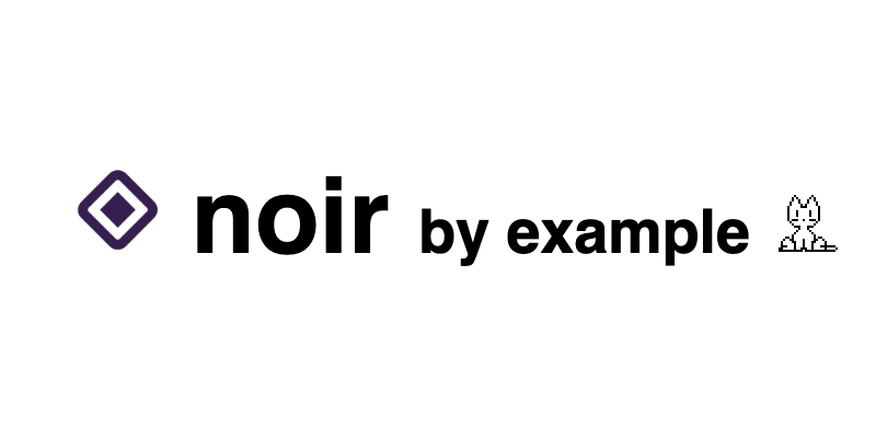 GitHub - sambarnes/noir-by-example: an introduction to noir, with ...