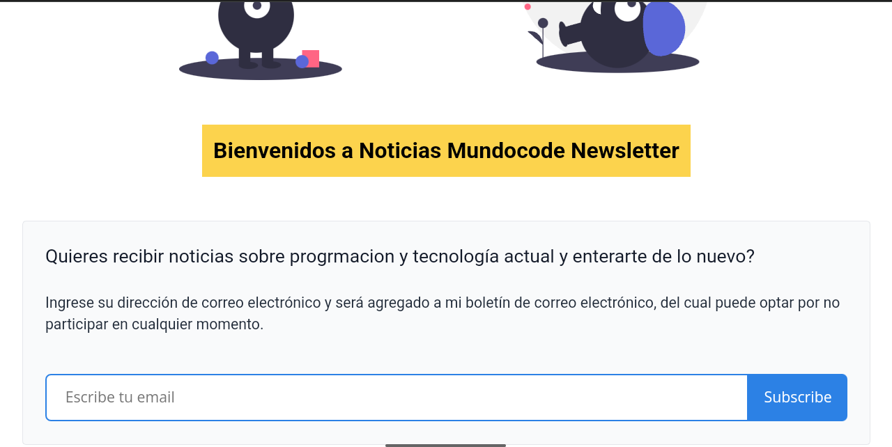 GitHub - juanppdev/noticias.mundocode: Este proyecto trata de una newsletter que he creado para ...