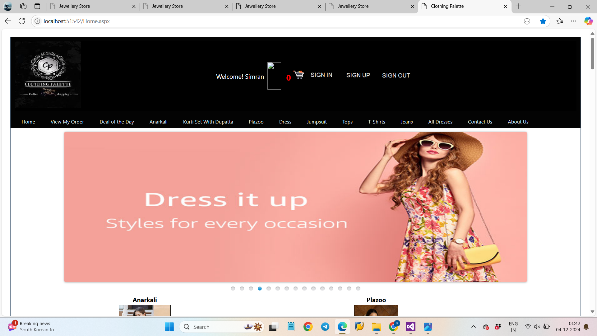 FashionHub/ViewMyOrder.aspx at main · simranpathann/FashionHub · GitHub