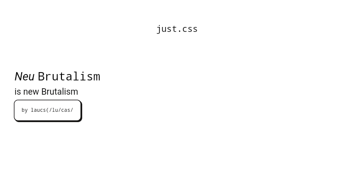 GitHub - atstem/just.css
